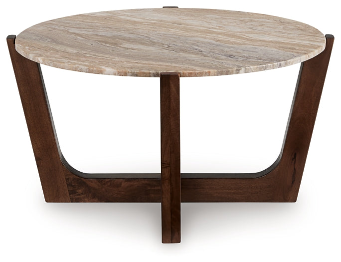 Ashley Express - Tanidore Round Cocktail Table – LifeStyle Furniture (OH)